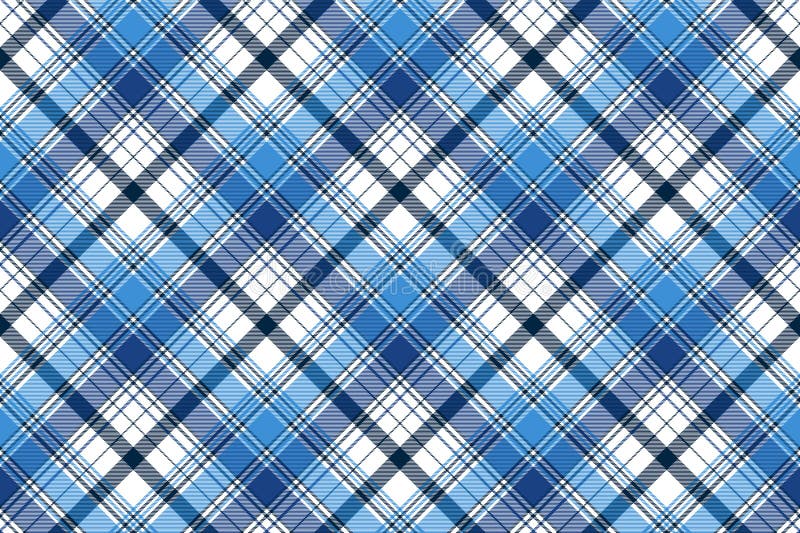 Blue Diagonal Abstract Plaid Seamless Pattern Stock Vector ...