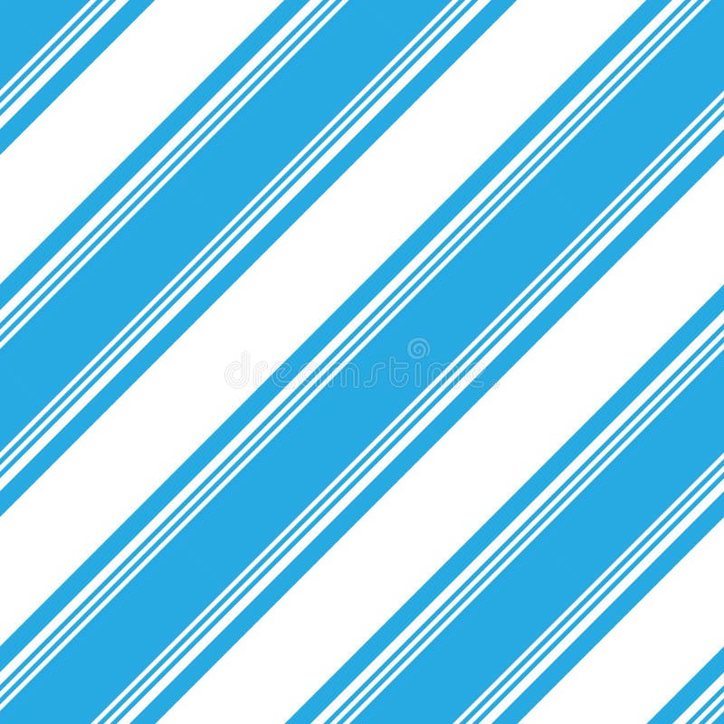 Blue Diagonal Striped Seamless Pattern Background Stock Vector ...