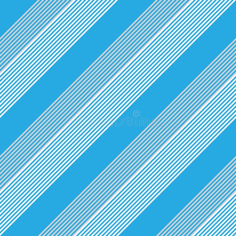 Blue Diagonal Striped Seamless Pattern Background Stock Vector ...