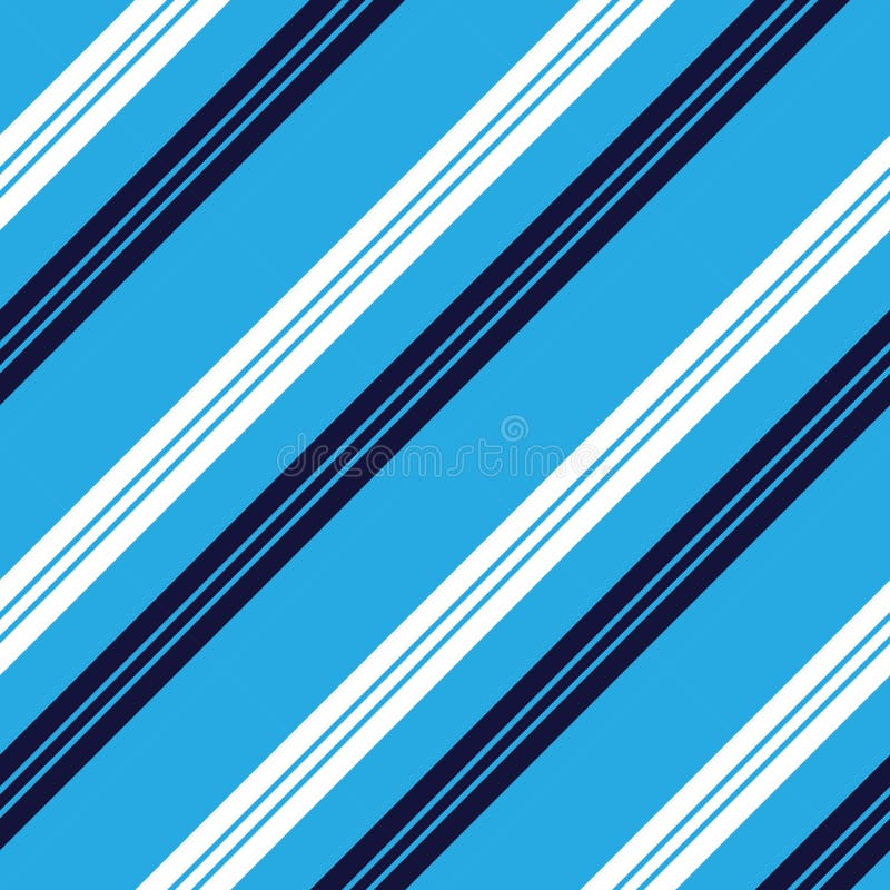 Blue Diagonal Striped Seamless Pattern Background Stock Vector ...