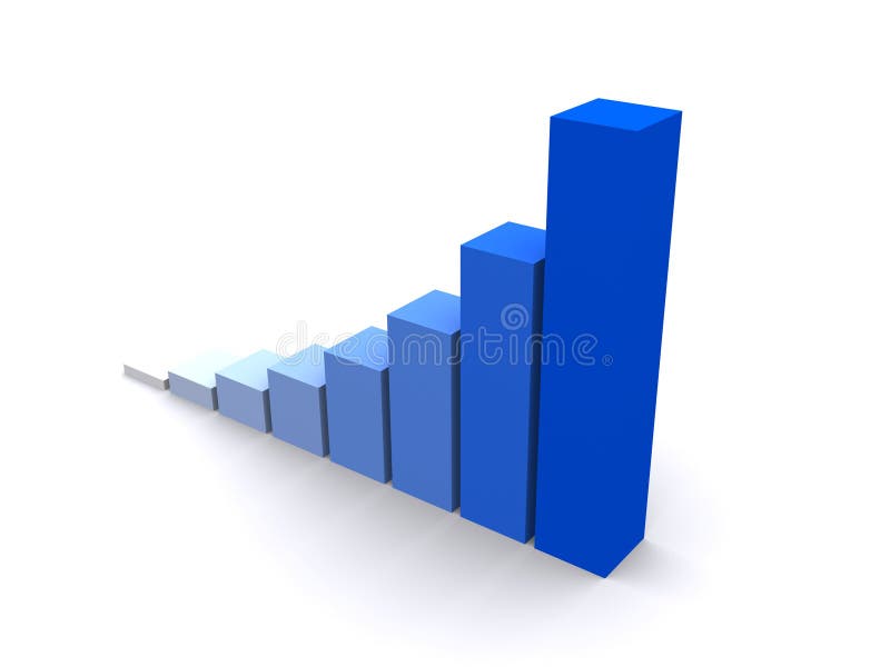 Blue diagram stock illustration. Illustration of ladder - 3492834