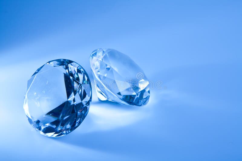 Blue diamond stock image. Image of vibrant, shaped, color - 13947707