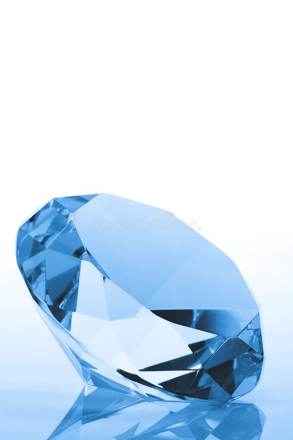 Blue Diamond Checkered Background