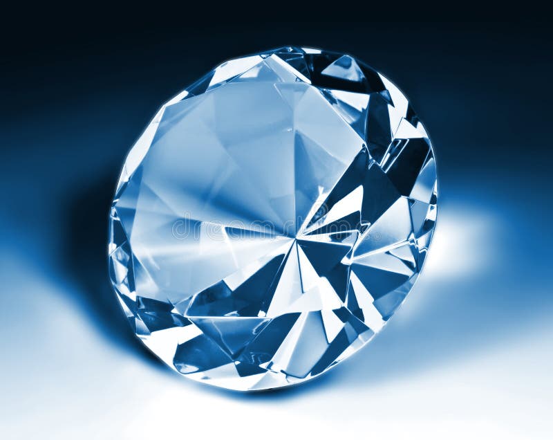 Blue diamond stock image. Image of isolated, diamond, jewel - 8286689