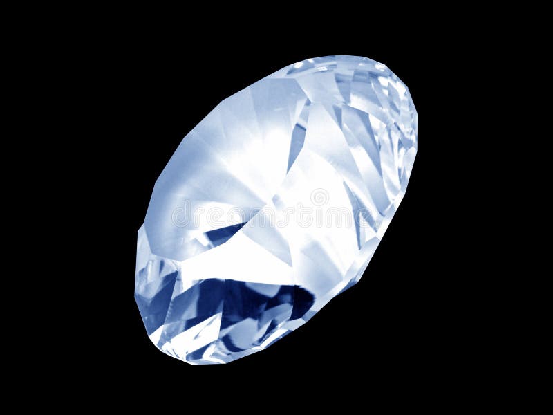 Blue Diamond Crystal (Front) Stock Image - Image of luxury, bride: 1009509