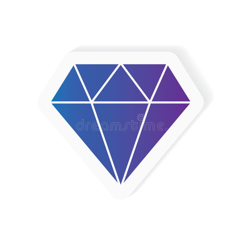 Diamond line icon stock vector. Illustration of fashion - 149945534
