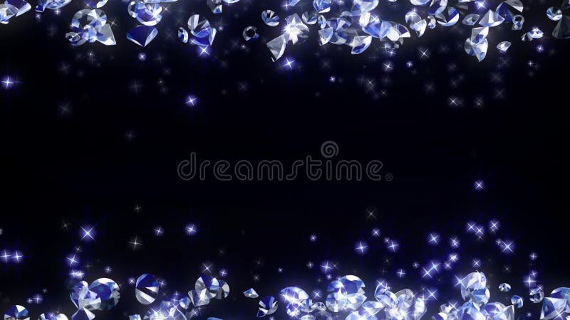 Blue Diamond Particle Loop Background Animation Stock Footage - Video ...