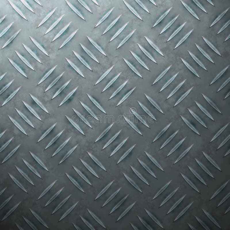 Diamond Plate Frame Vector stock vector. Illustration of heavy - 7298306