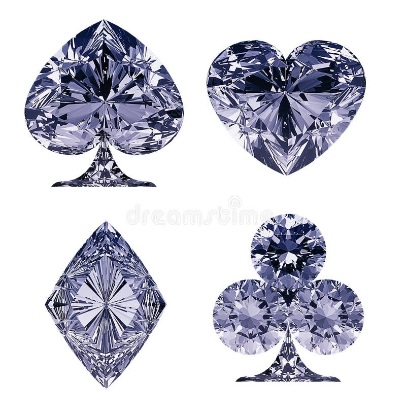 Diamond Suits Stock Illustrations – 2,288 Diamond Suits Stock ...