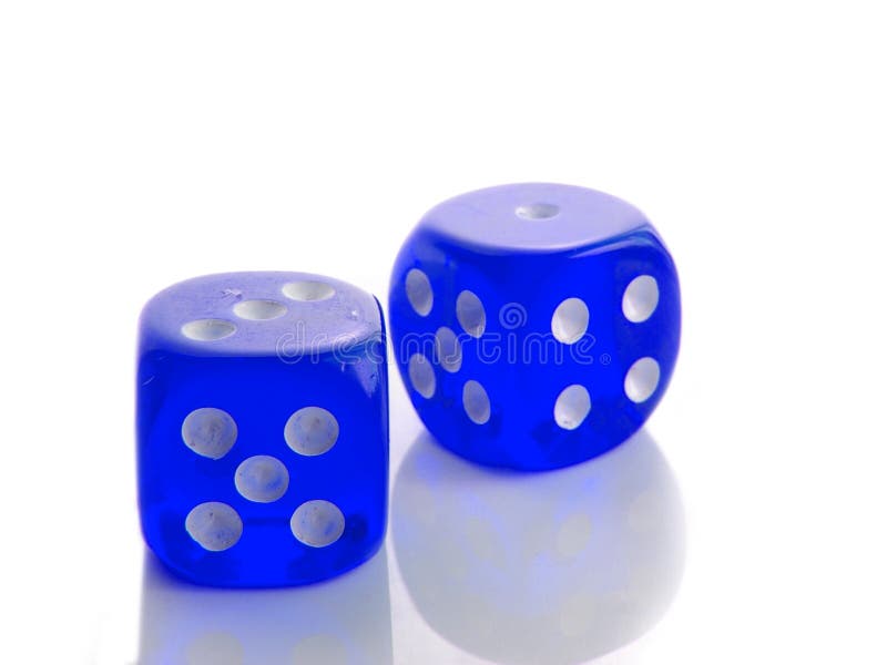 Blue dice stock image. Image of gaming, gamble, chance - 2295503