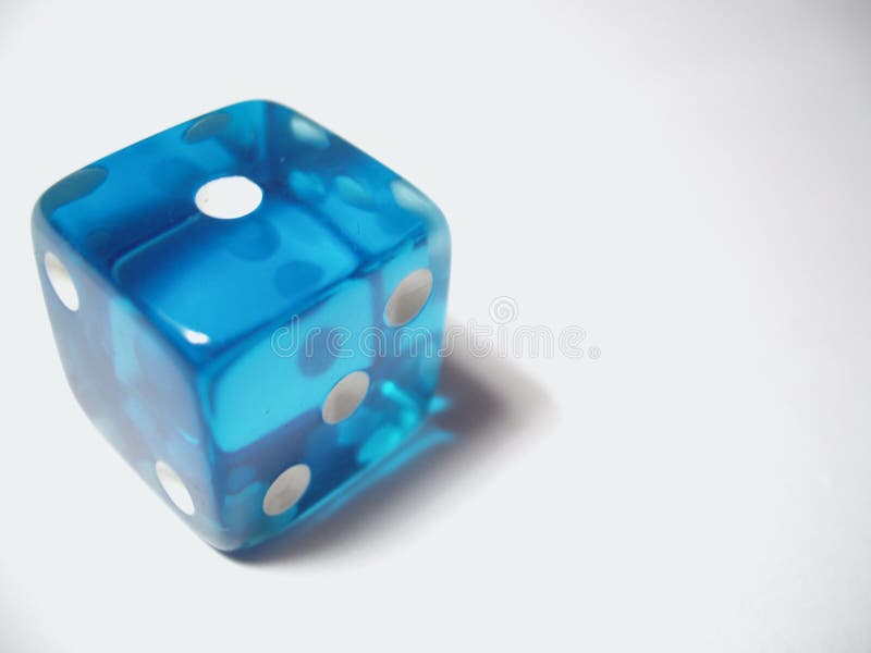 Blue Die stock image. Image of vegas, game, dice, craps - 48169