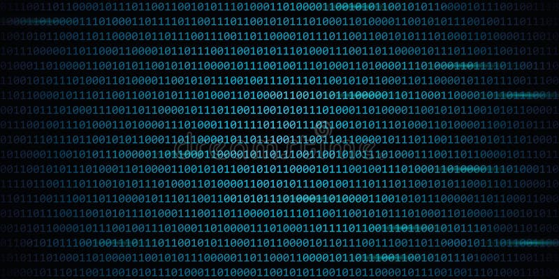 Blue Digital Binary Code Web Technology Background Stock Vector - Illustration of energy ...