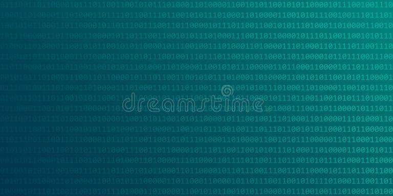 Blue Digital Binary Code Web Technology Background Stock Vector - Illustration of coding, blue ...