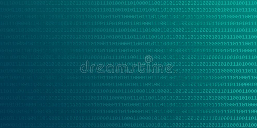 Blue Digital Binary Code Web Technology Background Stock Vector - Illustration of coding, blue ...