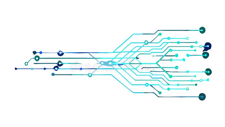 Blue Digital Circuit Lines Stock Illustrations – 52,643 Blue Digital ...