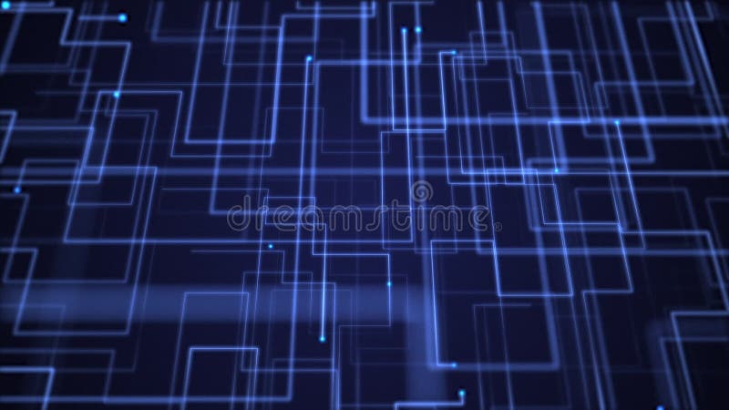 Digital Data Flow Pink Fiber Optic Light Technology Motion Background ...