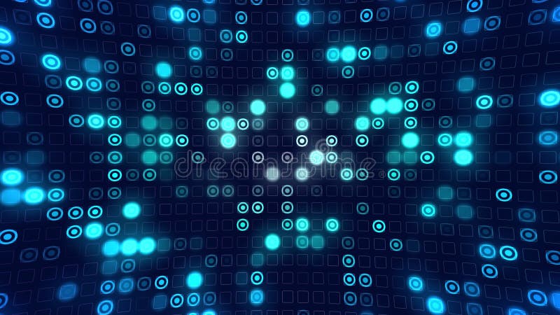 Flashing Data Lights Technology Background Stock Video - Video of loop ...