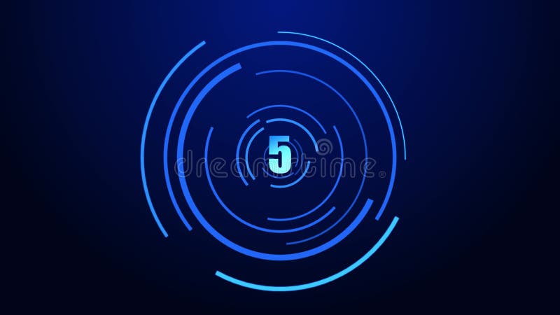 Ten Second Coundown Timer with Mechanism Hitech Digital Stock Footage ...