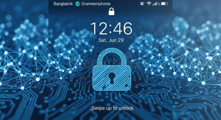 Digital Lock Screen Stock Illustrations – 31,286 Digital Lock Screen ...