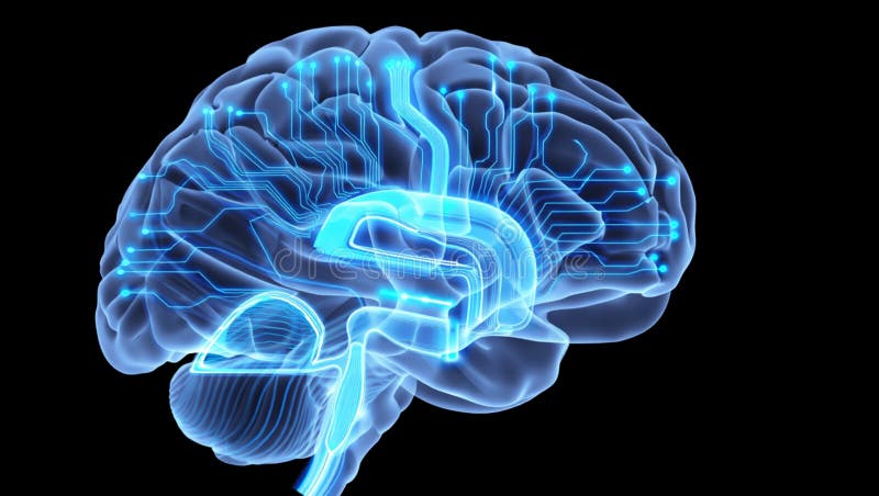 Exploring the Complex Neural Pathways within the Human Brain Stock ...