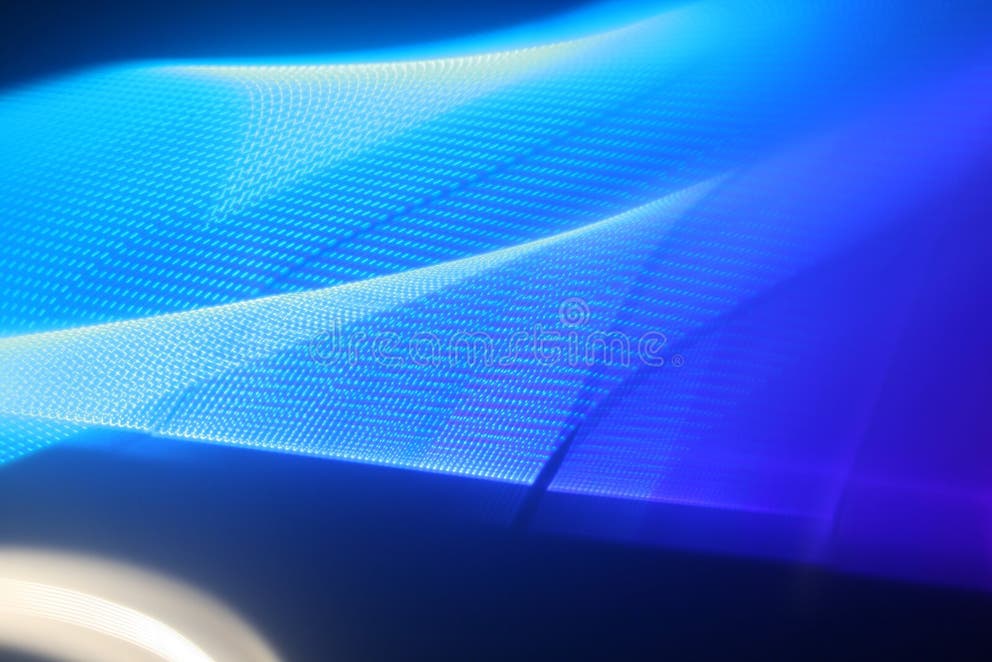 Blue Digital Tech Background Design with Abstract Illuminated Lines ...