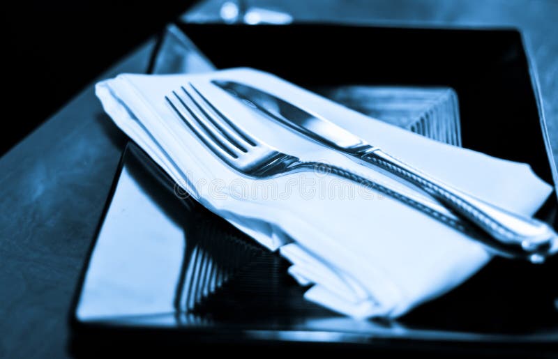 Blue Diner stock image. Image of close, cyan, tinted, fine - 7494447
