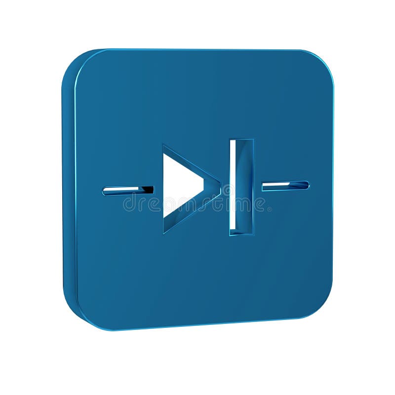 Blue Diode in Electronic Circuit Icon Isolated on Transparent ...