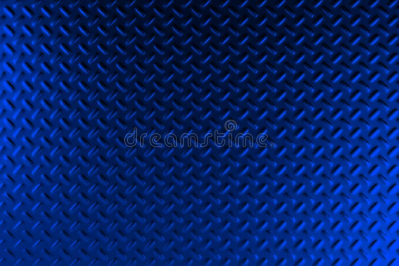 Blue Dirty Checkered Steel Plate Stock Illustration - Illustration of ...