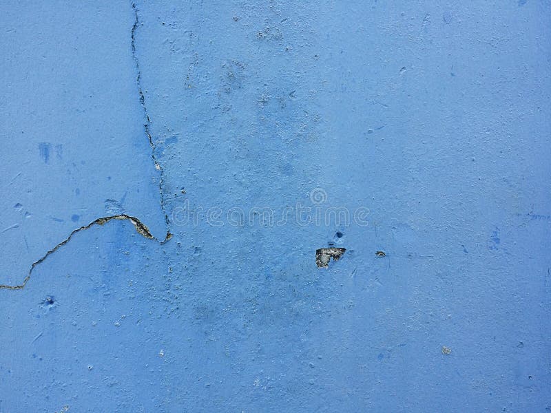 Blue Dirty Grunge Cracked Concrete Wall Texture Background Stock Image ...