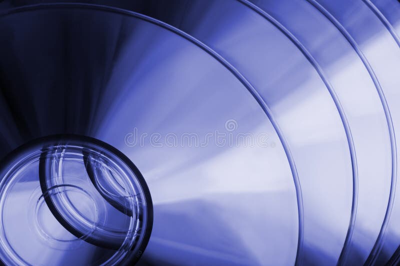 Blue Discs stock image. Image of entertainment, video - 16544373