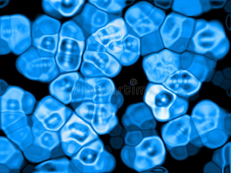 Blue Disotrted Alien Unknown Fantasy Particles Stock Illustration ...
