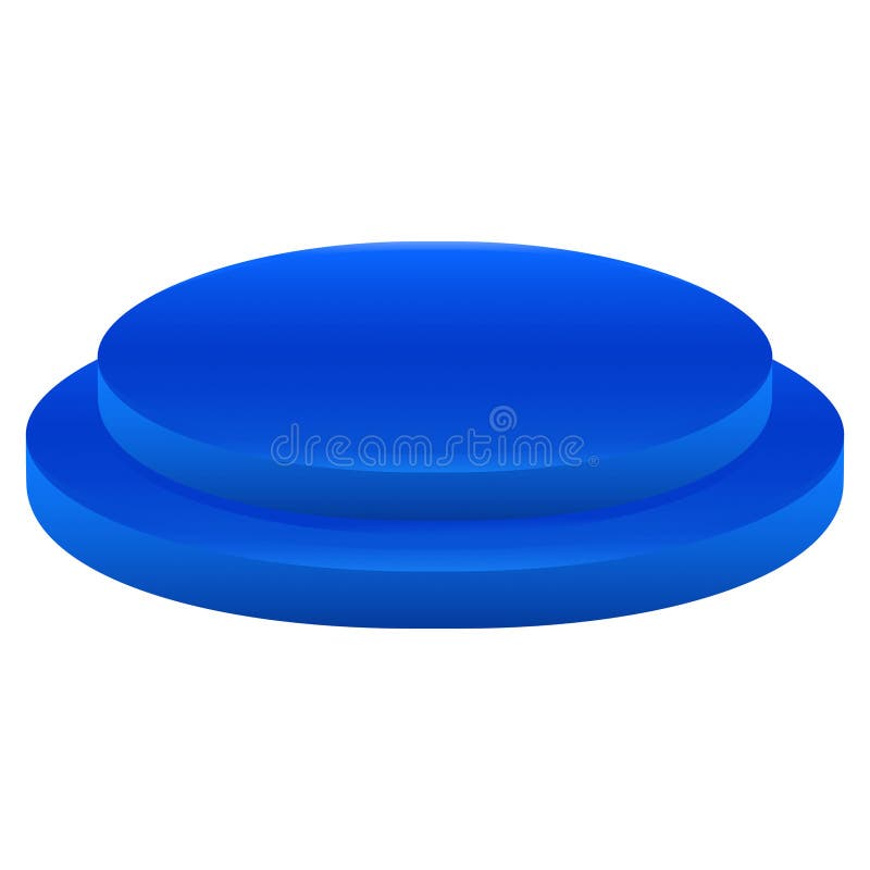 Display Podium Circle 3d Flat Design Vector Stock Vector - Illustration ...