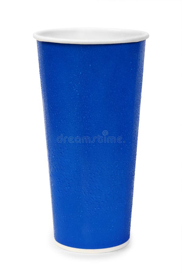 Blue paper cup stock image. Image of blue, fast, shot - 102696179