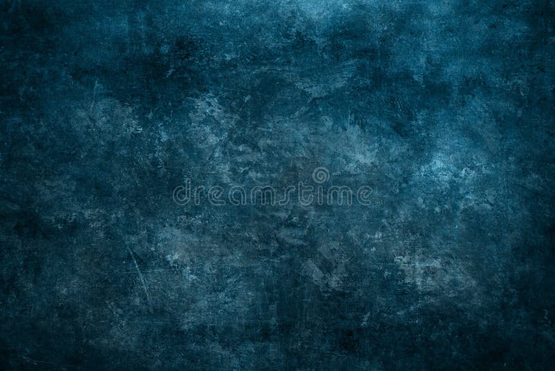 Blue Distressed Wall Grunge Background Stock Image - Image of borders ...