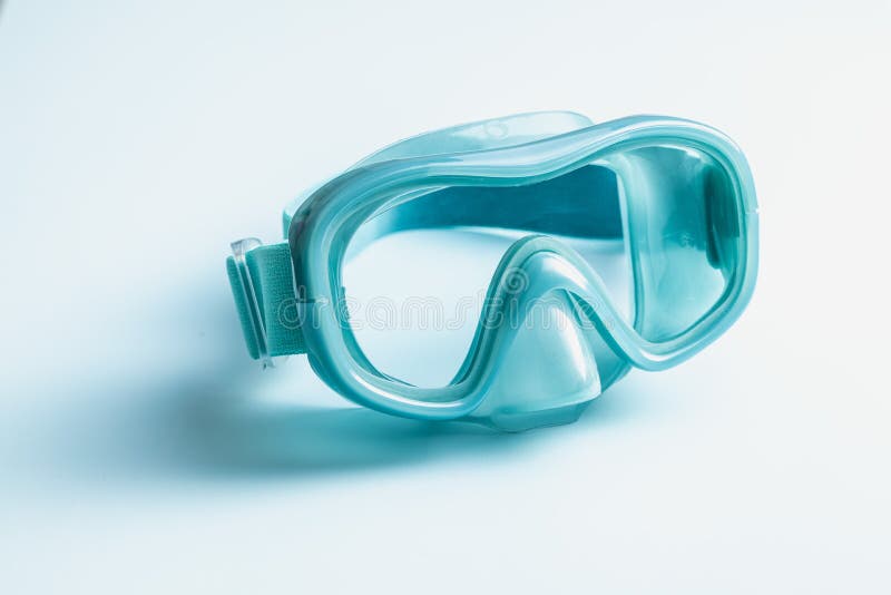 Blue diving mask stock image. Image of holiday, protect - 187939249