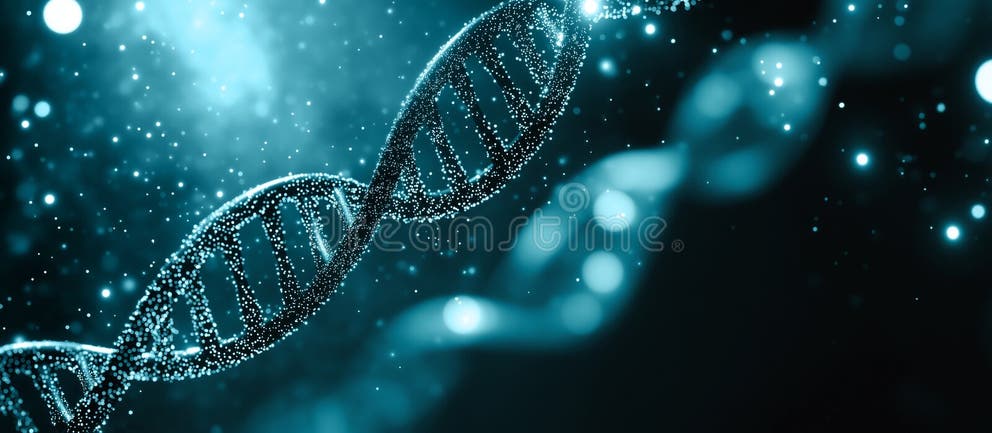 Blue Dna Background stock illustration. Illustration of human - 360238133