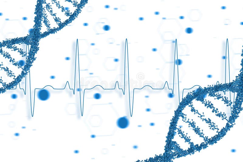 Blue DNA graphic design stock illustration. Illustration of design ...