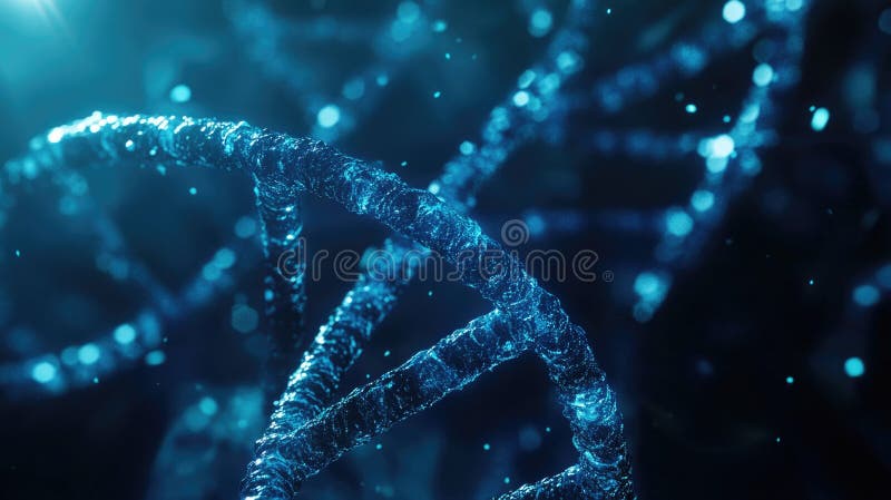 Blue Dna Strand Lot Dots Stock Photos - Free & Royalty-Free Stock ...