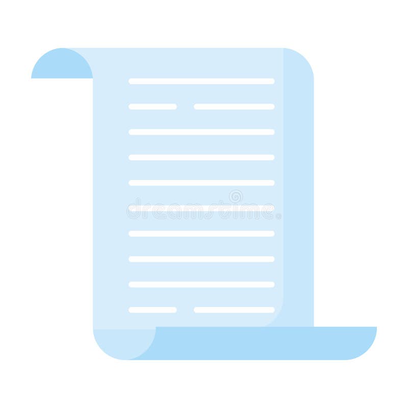 Blue document design stock vector. Illustration of agreement - 229009580