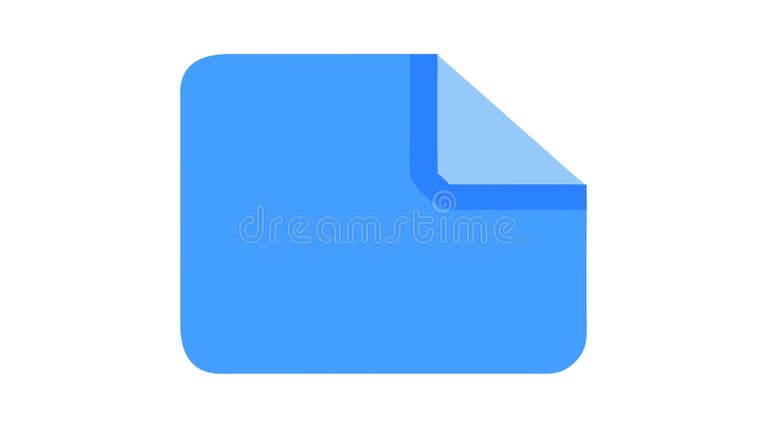 Blue Document File Paper Page Symbol Icon , Vector Design Generative AI ...