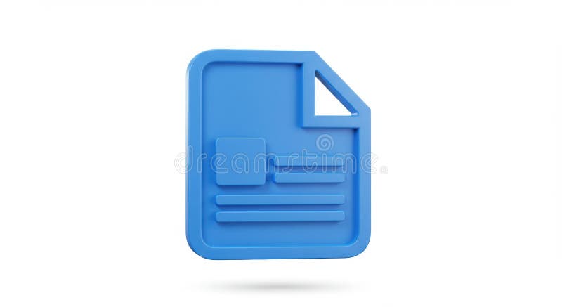 Clean Simple File Document Icon Stock Photos - Free & Royalty-Free ...