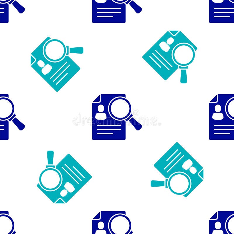 Blue Document Folder Icon Isolated on White Background. Accounting ...