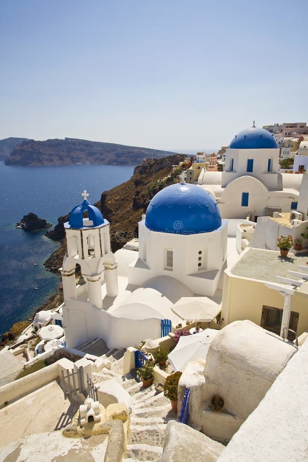 Pretty Greek Pathway, Ios, Greece Stock Photo - Image of alley, village ...