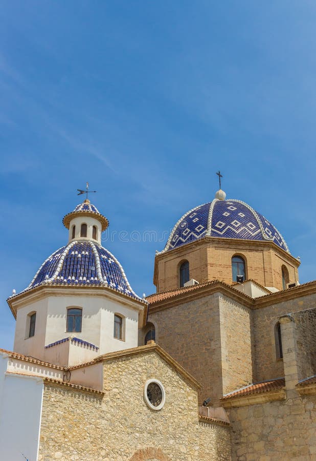 Church in Altea, Spain stock image. Image of saint, church - 9107549