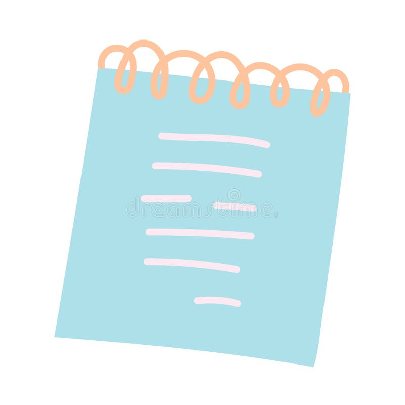 A Doodle Notebook and Formula Stock Vector - Illustration of sign ...