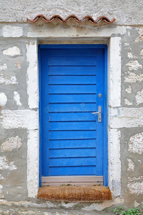 Blue door stock image. Image of rural, wooden, architecture - 46828263