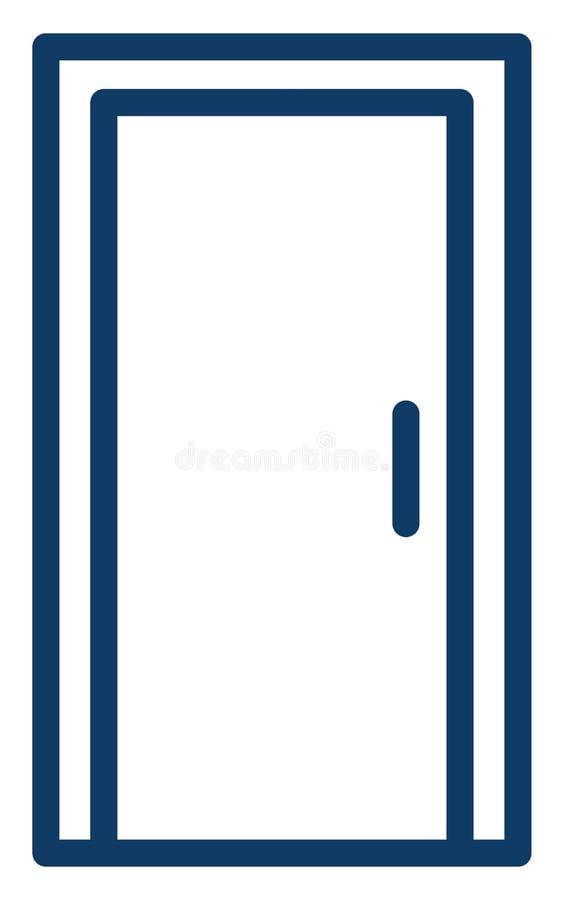 Blue Door, Illustration, Vector Stock Vector - Illustration of ...