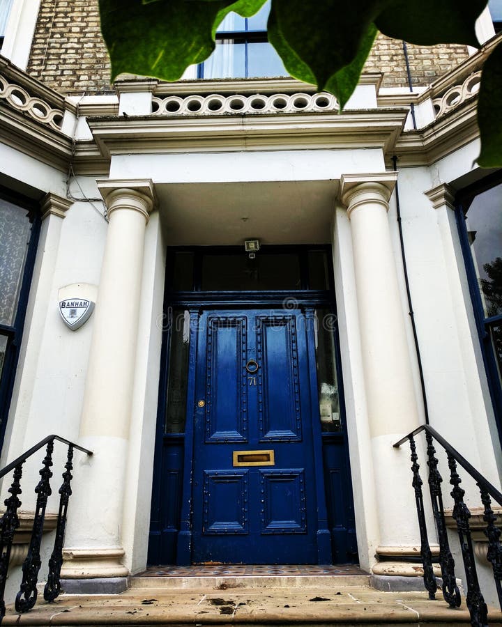 Blue Door stock photo. Image of blue, london, door, nottinghill - 109781502