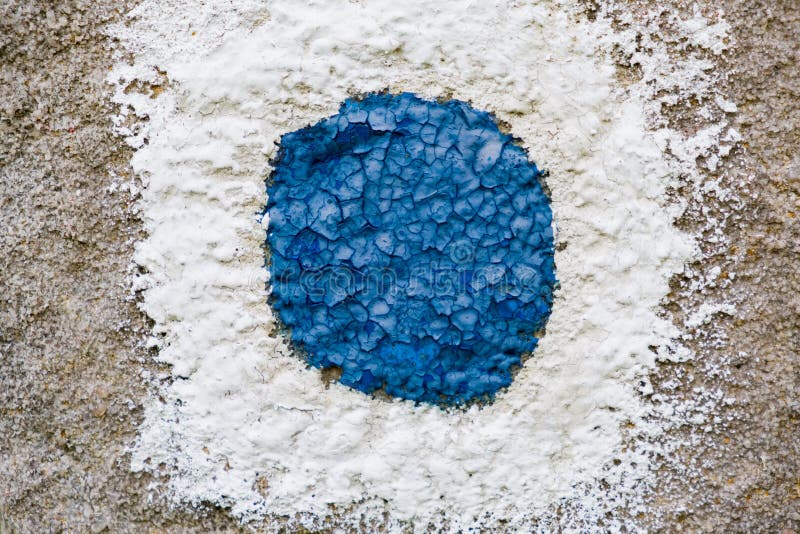 Blue dot with white circle stock photo. Image of nice - 184429650