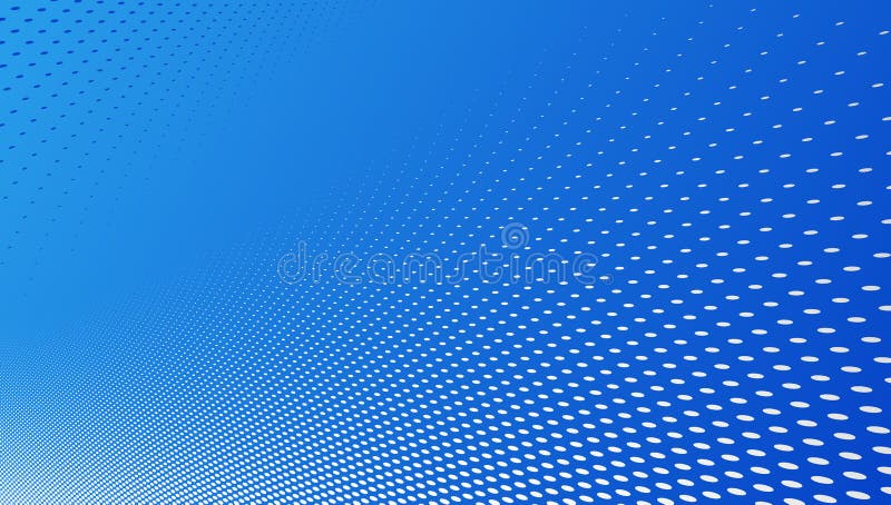 Blue Dots in 3D Perspective Vector Abstract Background, Multimedia ...